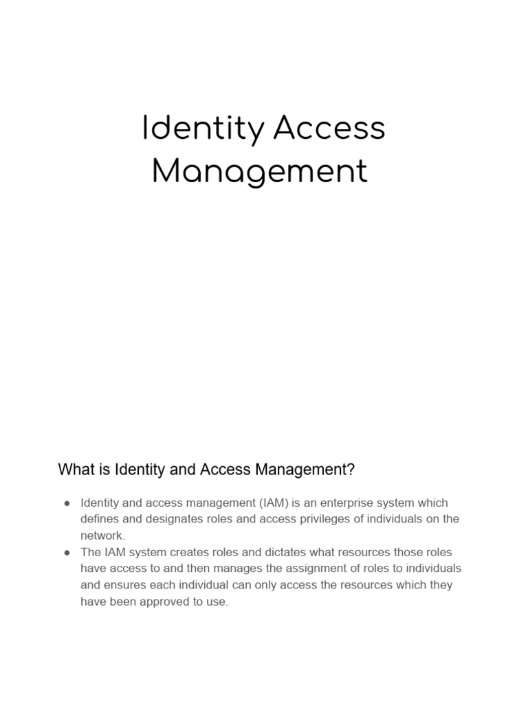 1-Identify and Access Management (IdAM), IAM ATTACKS-09-01-2024 | PDF | Computer Access Control ...