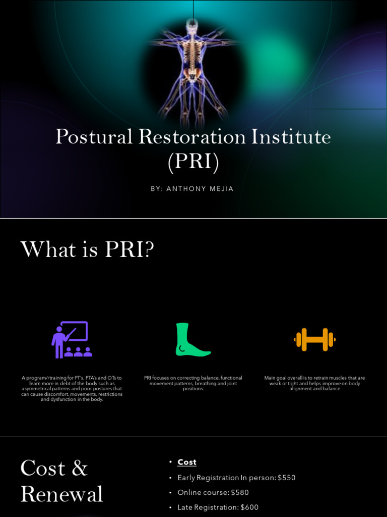 Postural Restoration Institute (PRI) : By: Anthony Mejia | PDF ...