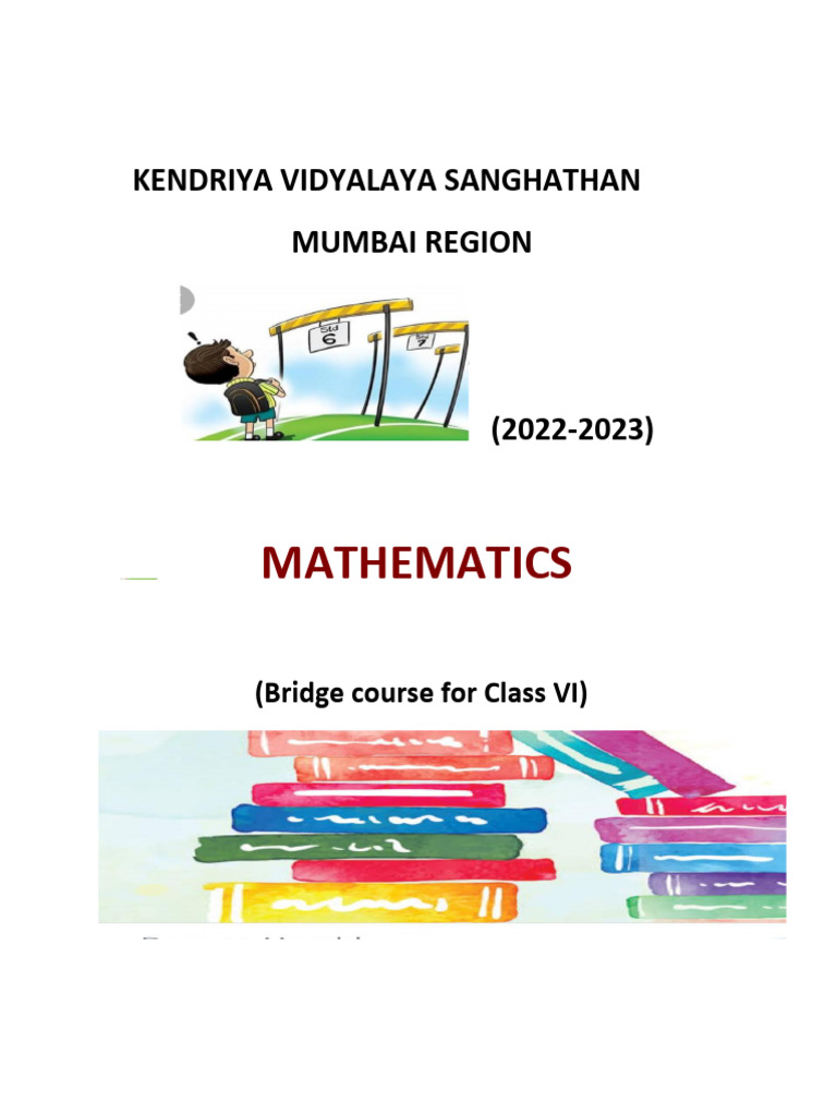 Bridge Course Class - 6 (2021-22) | PDF | Area | Volume