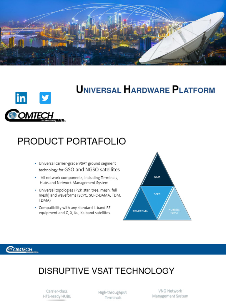 Comtech Technologies Networks Presentation | PDF | Computer Network | Network Switch