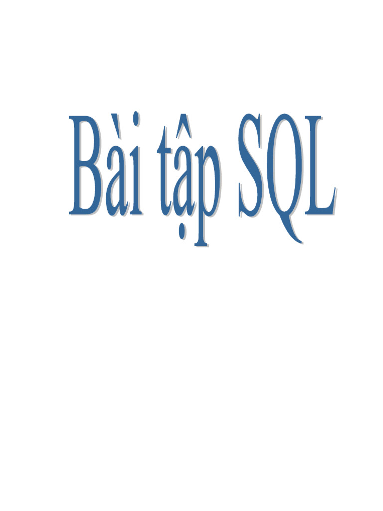 BT-SQL 1 | PDF