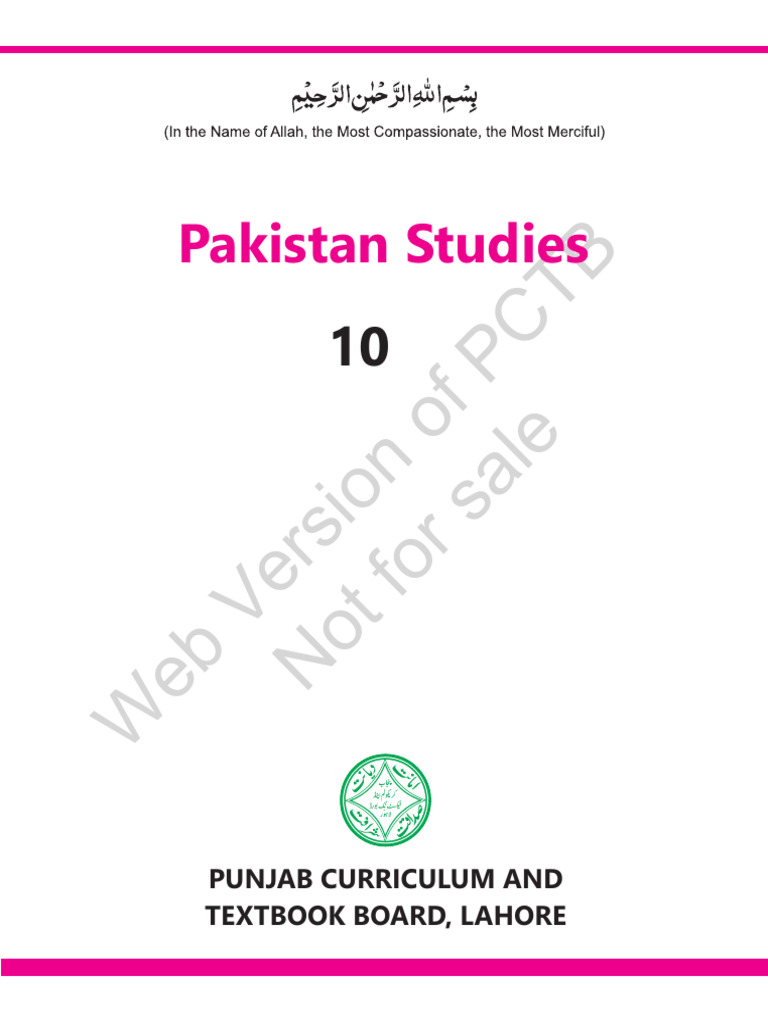 Pak Studies 10th em | PDF | Nawaz Sharif | Zulfikar Ali Bhutto