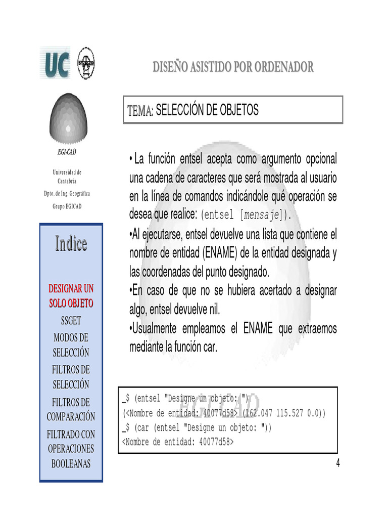 Selección de Objetos en CAD | PDF