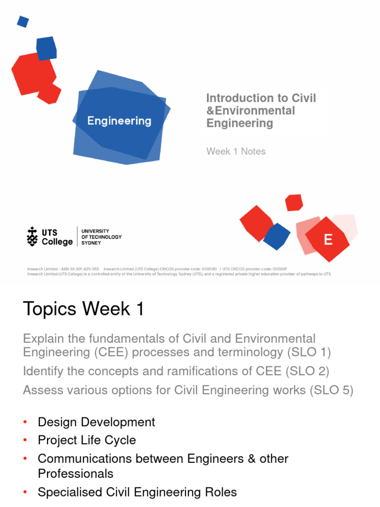 Week 1 Notes | PDF | Project Management | Life Cycle Assessment