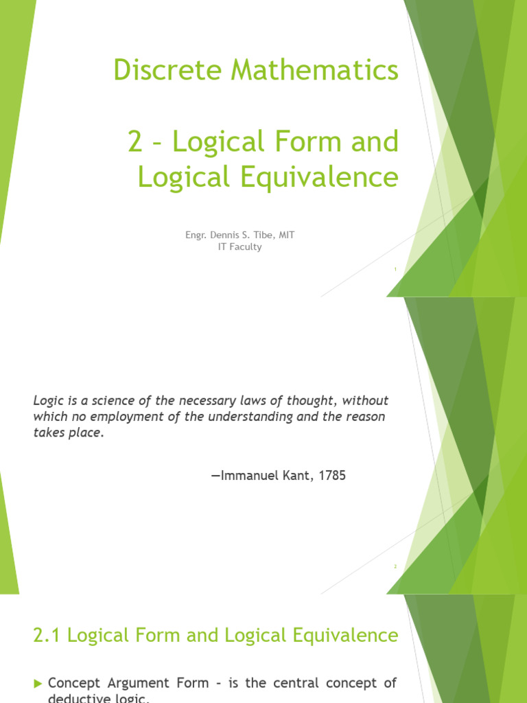 Chapter-2 New | PDF | Argument | Logic