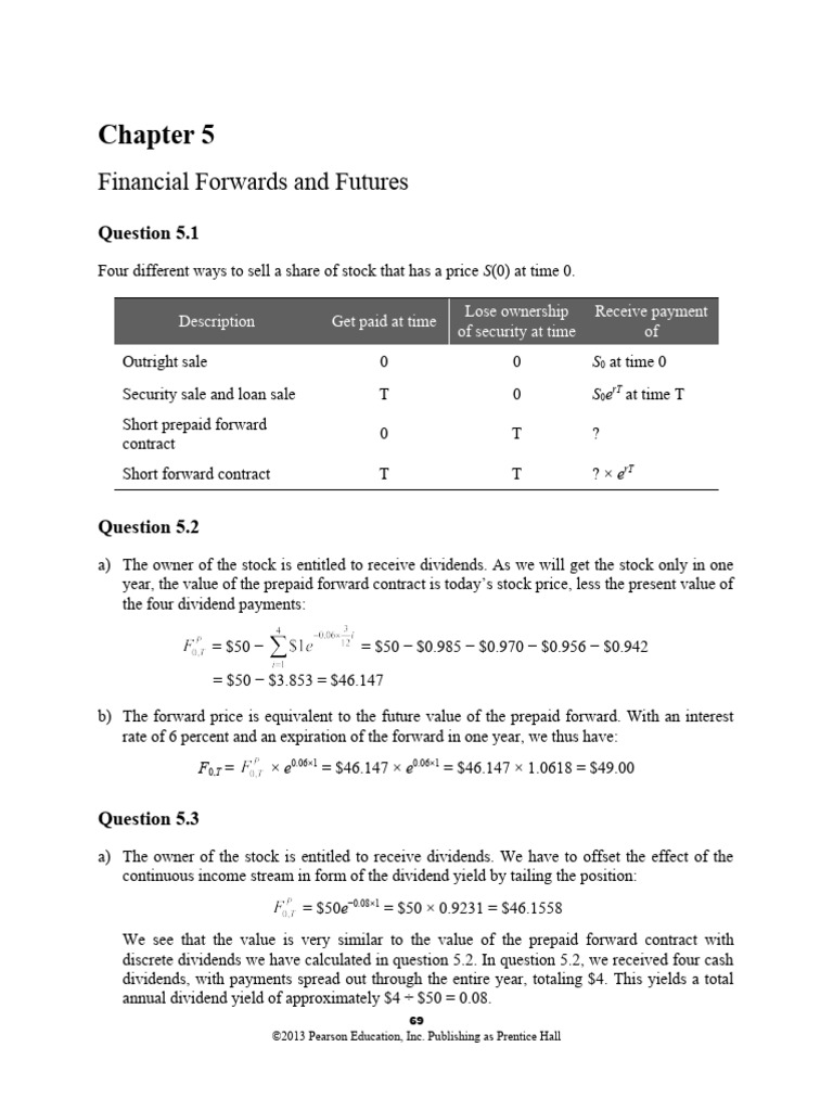 McDonald ISM3e Chapter 5 | PDF | Futures Contract | Interest
