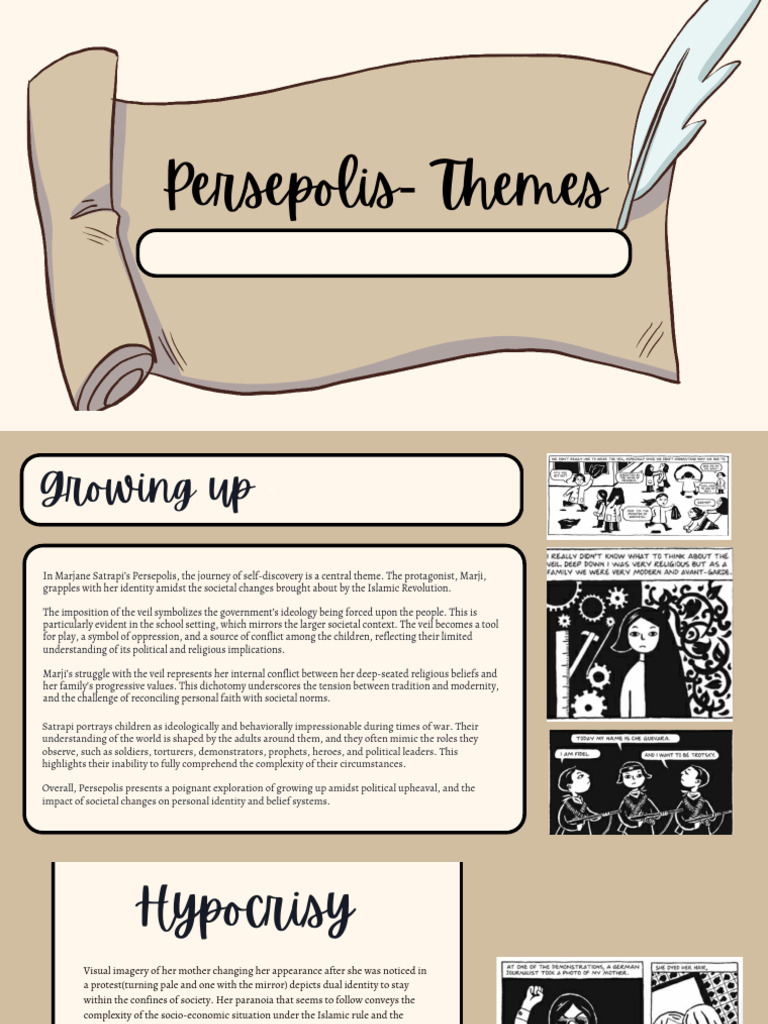 Persepolis Themes Presentation | Download Free PDF | Social Psychology