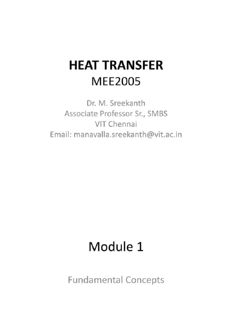 Heat Transfer Slides Imp Pdf