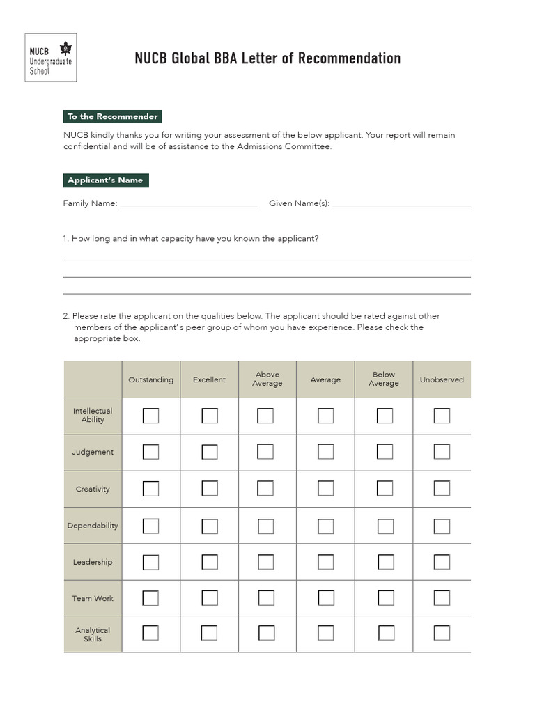 GBBA Recommendation Letter 2023 | PDF