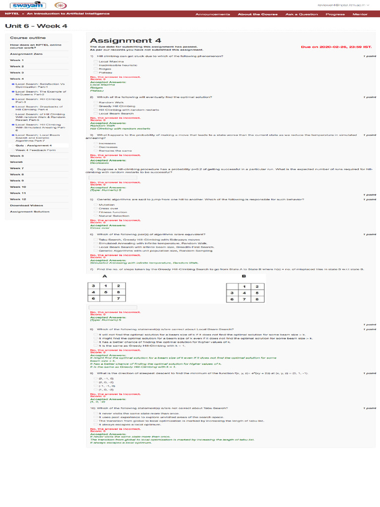 Noc20 cs42 Assigment 5 | PDF