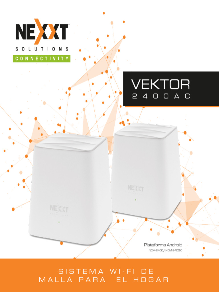 Manual Vektor 2400 Ac Usa Chile Spa Android | PDF | Internet | Wifi