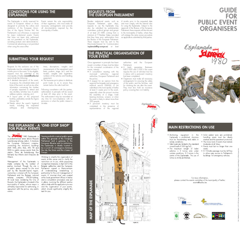 Guide Esplanade Solidarnosc EN | PDF | European Parliament | World Politics