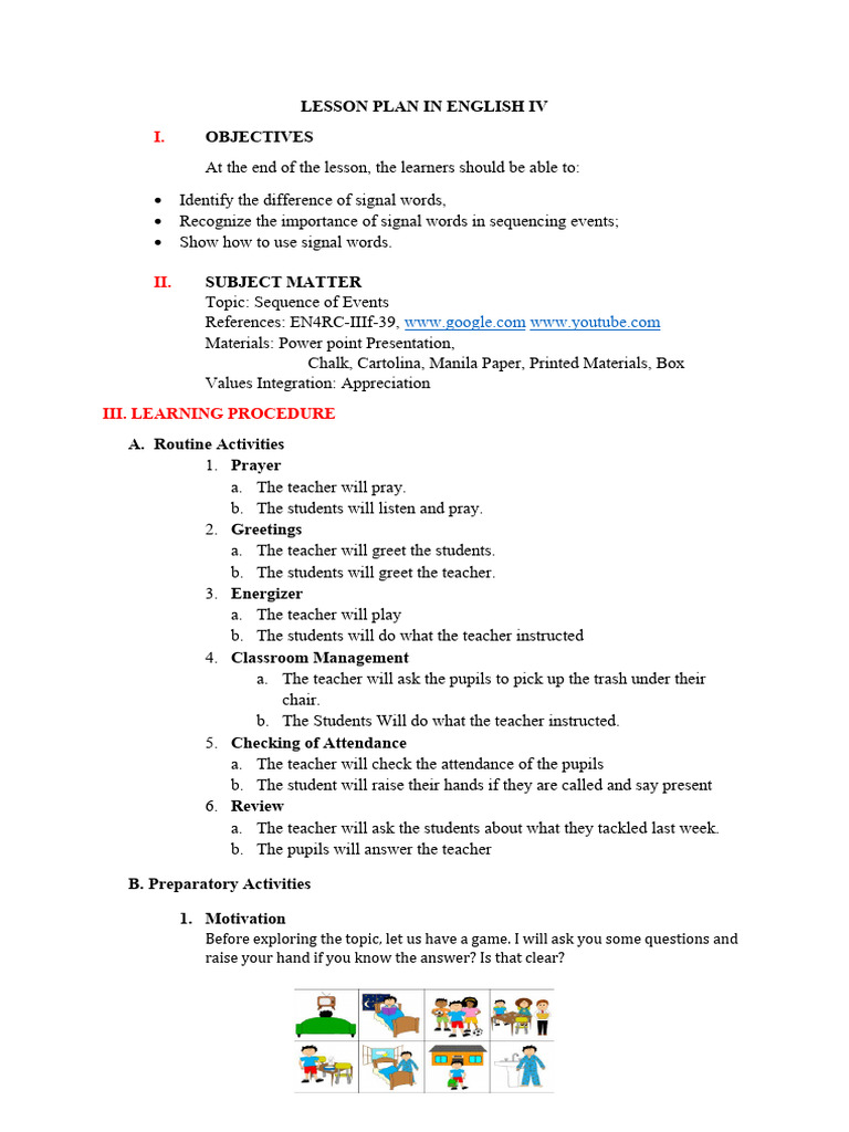 LP 1 REVISED | PDF | Teachers | Learning