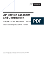 AP Lang Rhetorical Analysis Essay Guide | PDF | Rhetoric | Essays