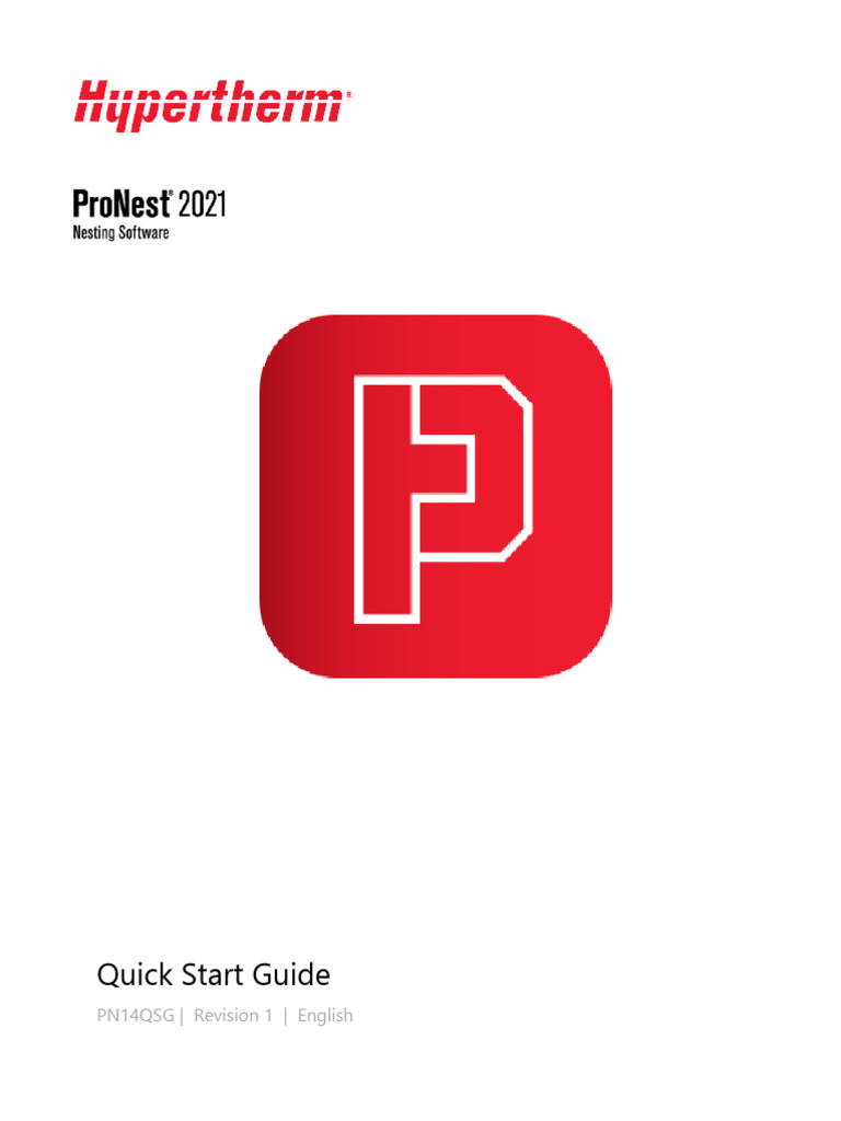ProNest 2021 Quick Start Guide | PDF | Software | Computing ProNest 2021 Quick Start Guide | PDF | Software | Computing