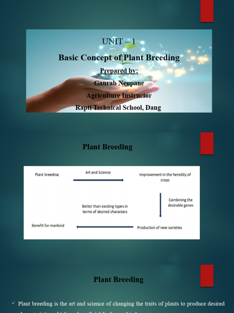 Basic Concept of Plant Breeding | PDF | Plant Breeding | Agriculture
