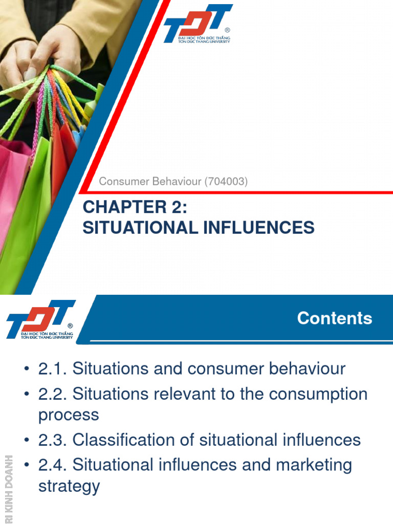 Chapter02 Situational Influences | PDF | Consumer Behaviour | Behavior