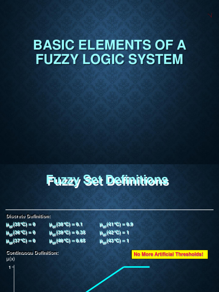 07 Basic Elemen of Fuzzy Logic Sistem | PDF | Fuzzy Logic | Mathematical Logic