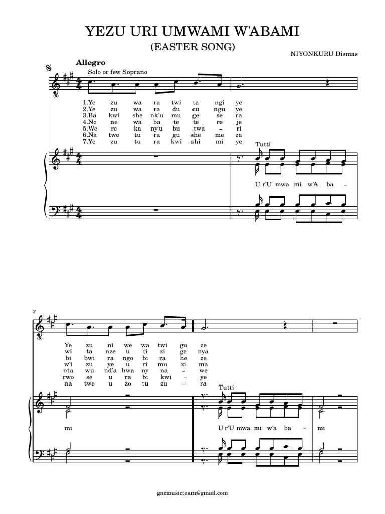 Yezu Uri Umwami W'abami-1 | PDF