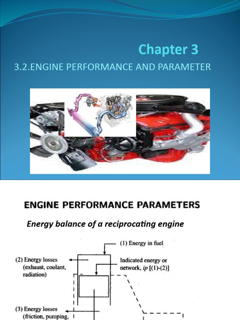 CH3. Performance Parameters | PDF | Engines | Power (Physics)