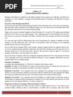 SS - 1 Secretarial Standard ON Meetings of The Board of Directors | PDF ...