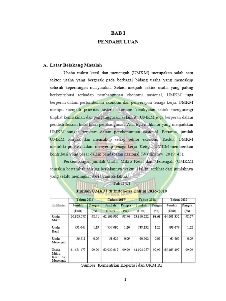 Data Umkm Cirebon | PDF