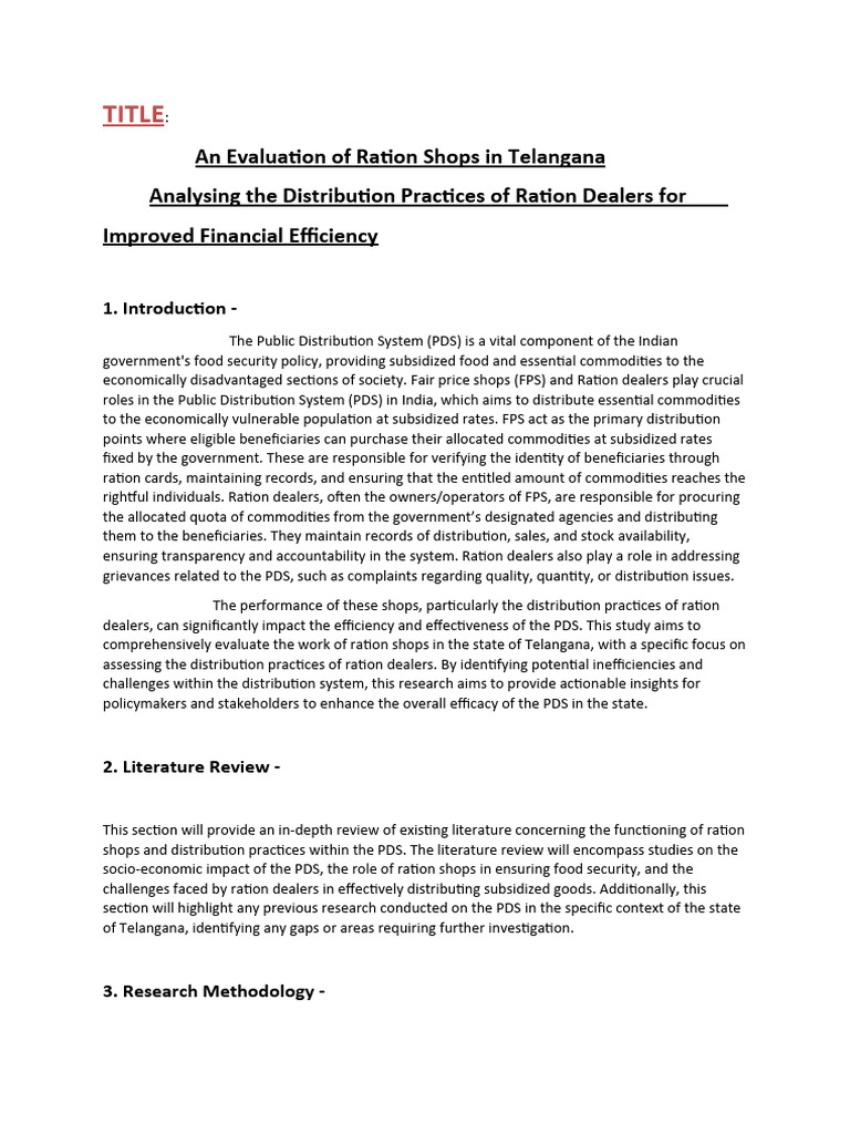 Final Proposal | PDF | Methodology