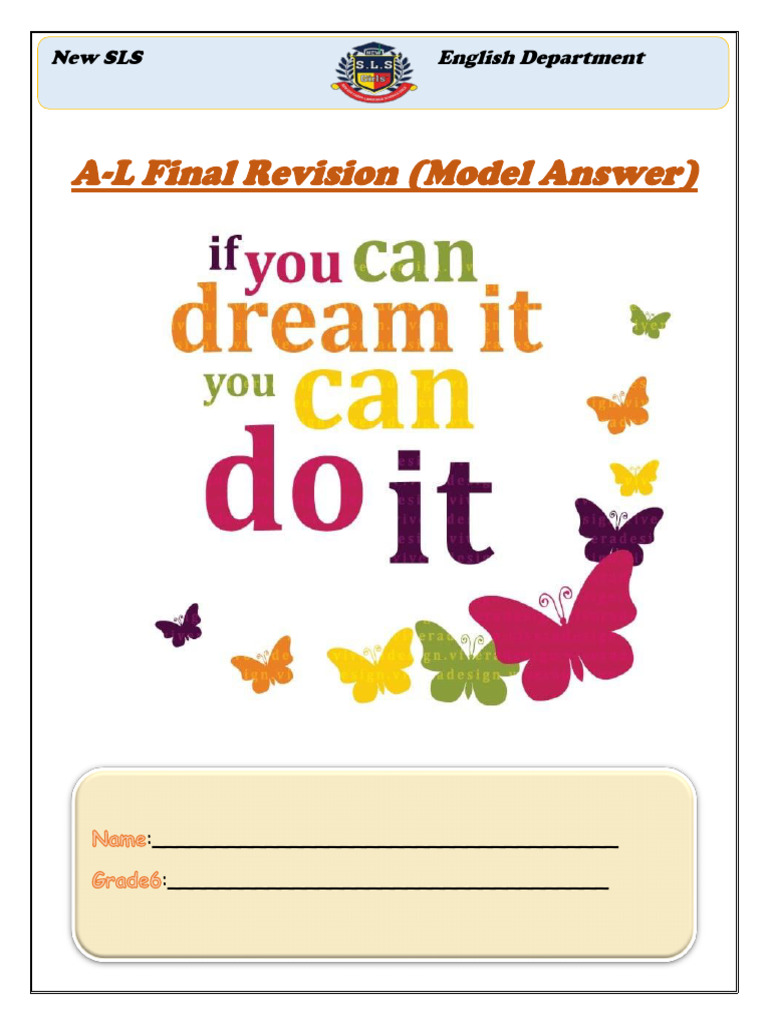 A-L Final Rev - Model Answer-1 | PDF | Mount Everest