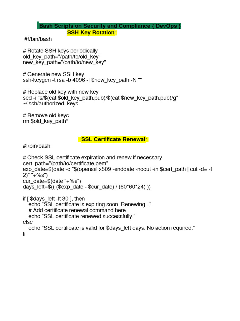 SSH Key Rotation | PDF
