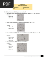 Soal Lingkaran (Busur, Juring, Tembereng) | PDF