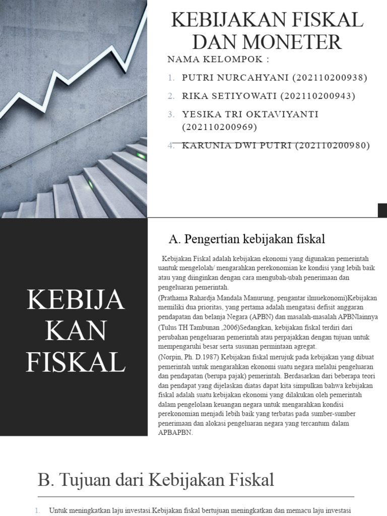 Kebijakan Fiskal Dan Moneter | PDF