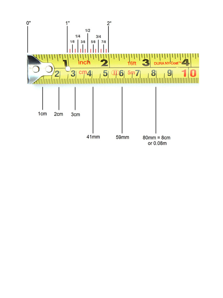 Tape Measure Markings | PDF