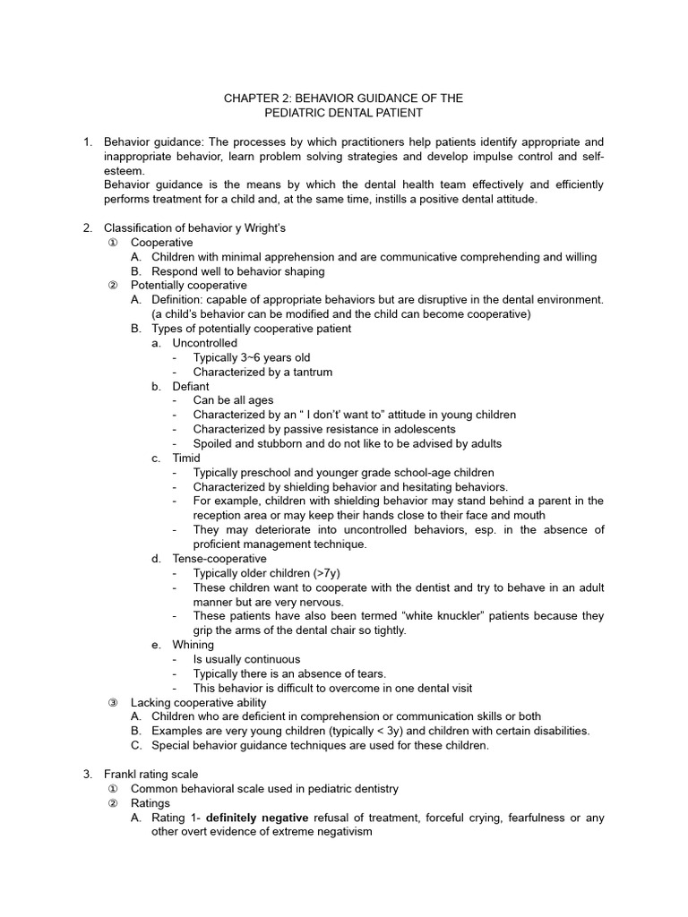 CHAPTER 2 BEHAVIOR MANAGEMENT | PDF | Temperament | Reinforcement