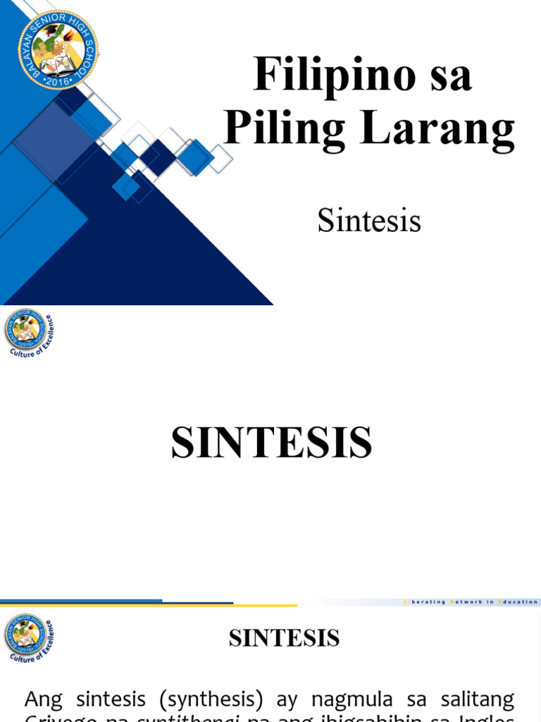 Q4 Week 2 Sintesis | PDF