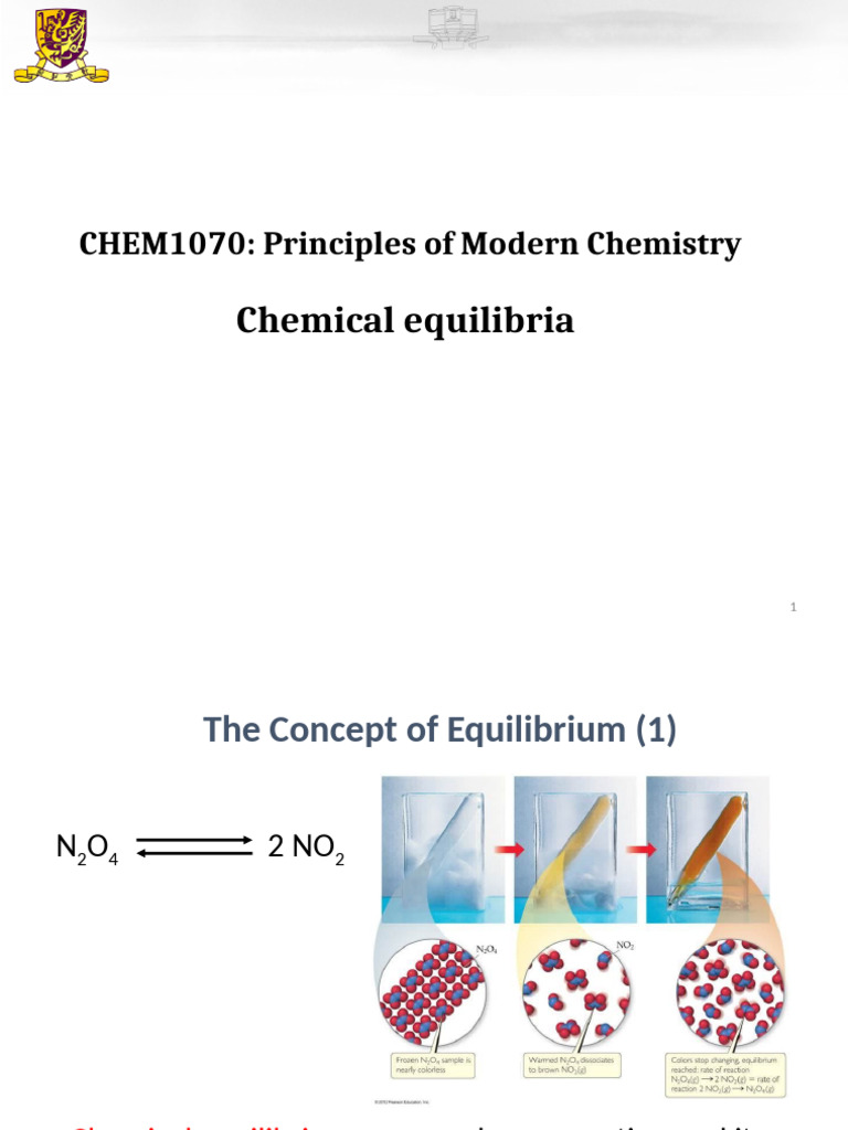 PPT8 - Chemical Equilibrium - Tagged | Download Free PDF | Chemical ...