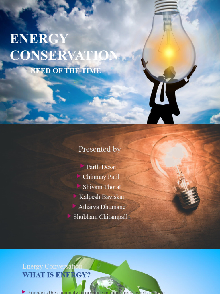 Energy Conservation | PDF | Energy Conservation | Efficient Energy Use