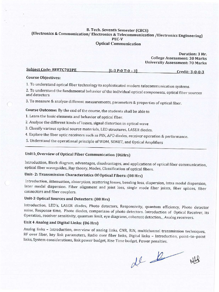 Optical Communication | PDF