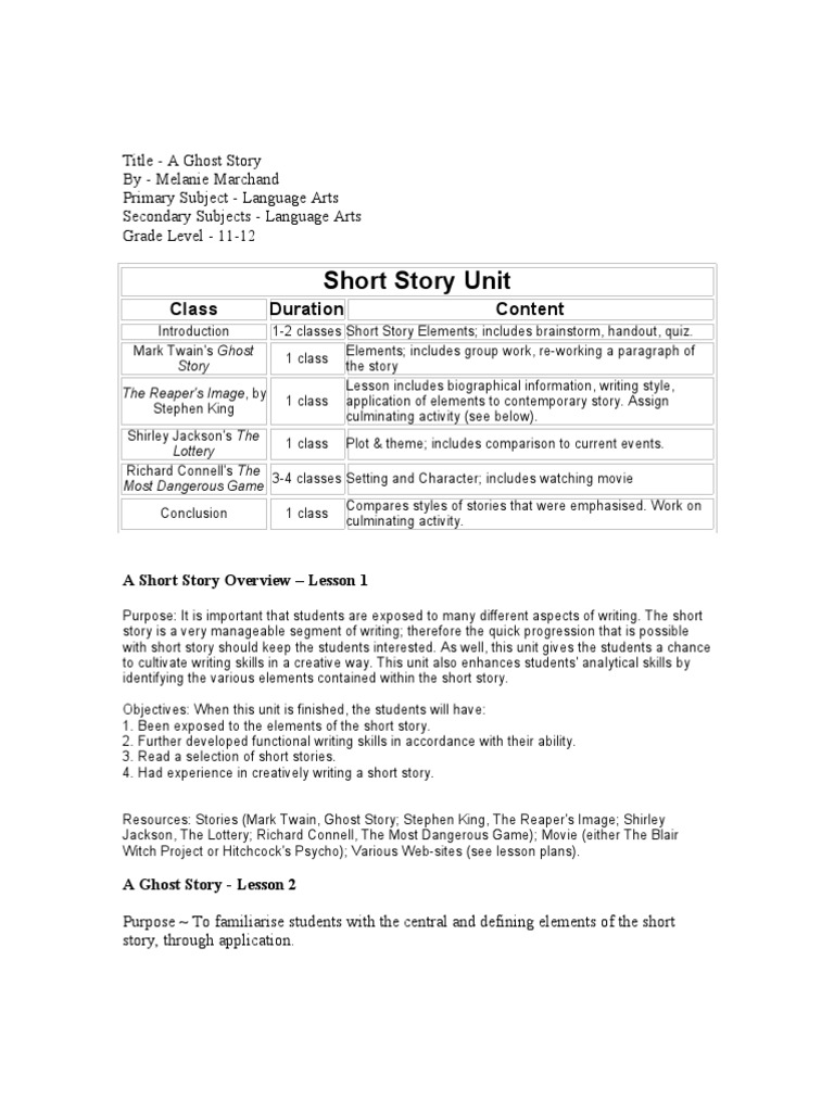 A Ghost Story by MT | PDF | Narrative | Short Stories