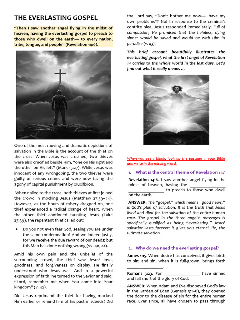 THE EVERLASTING GOSPEL | PDF | Jesus | Salvation