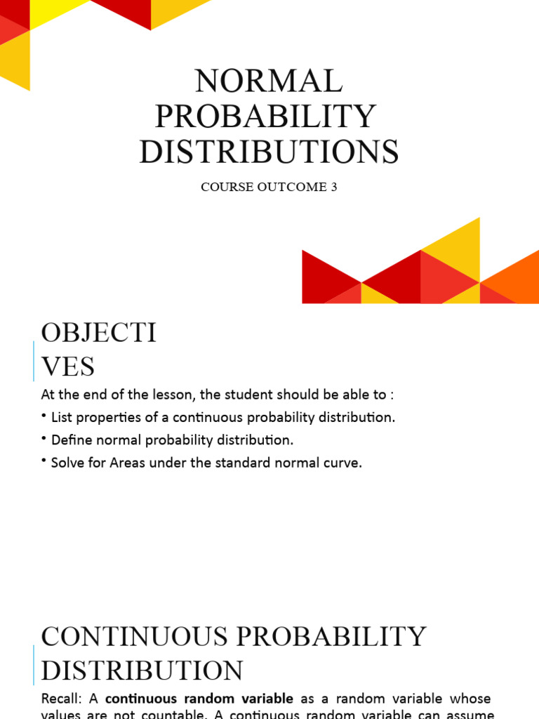 Lesson-4-Normal-Distribution | PDF | Probability Distribution | Normal ...