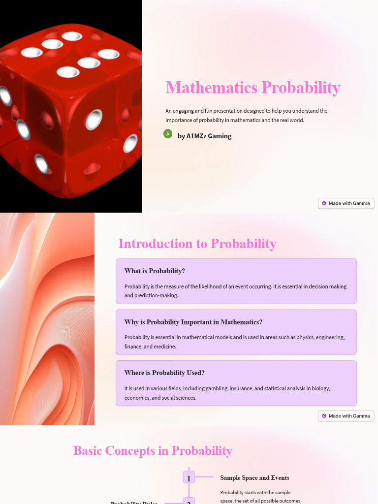 Mathematics Probability | PDF | Probability | Probability Distribution
