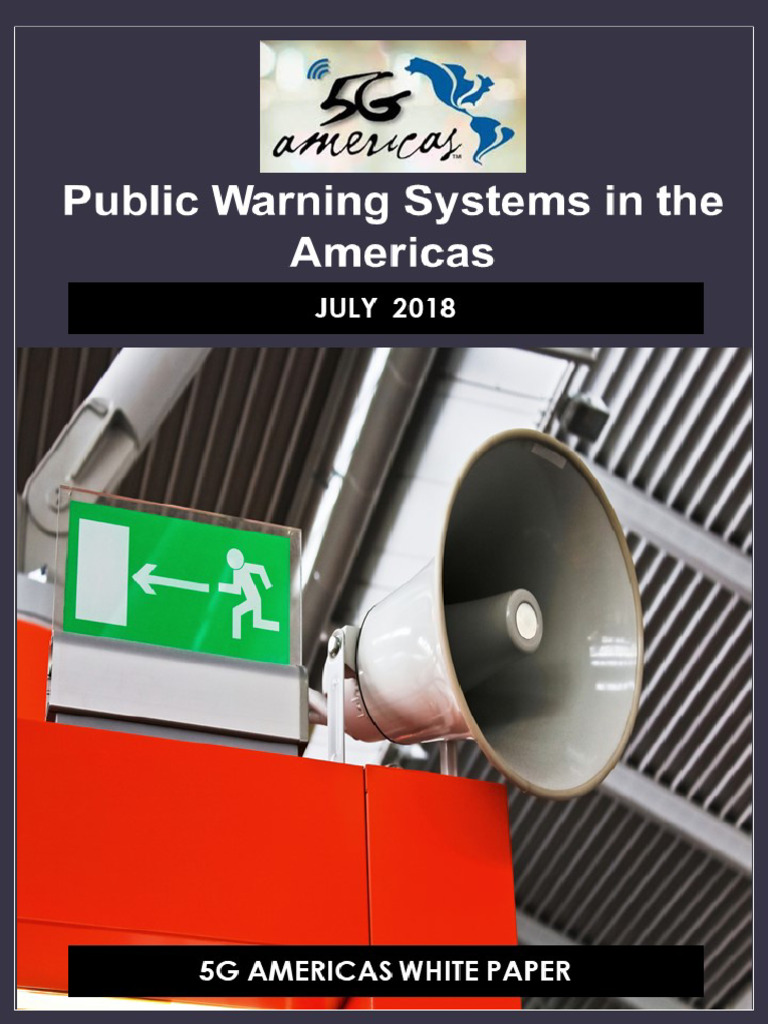 Public Warning Systems in The Americas-2018 | PDF | Cellular Network ...