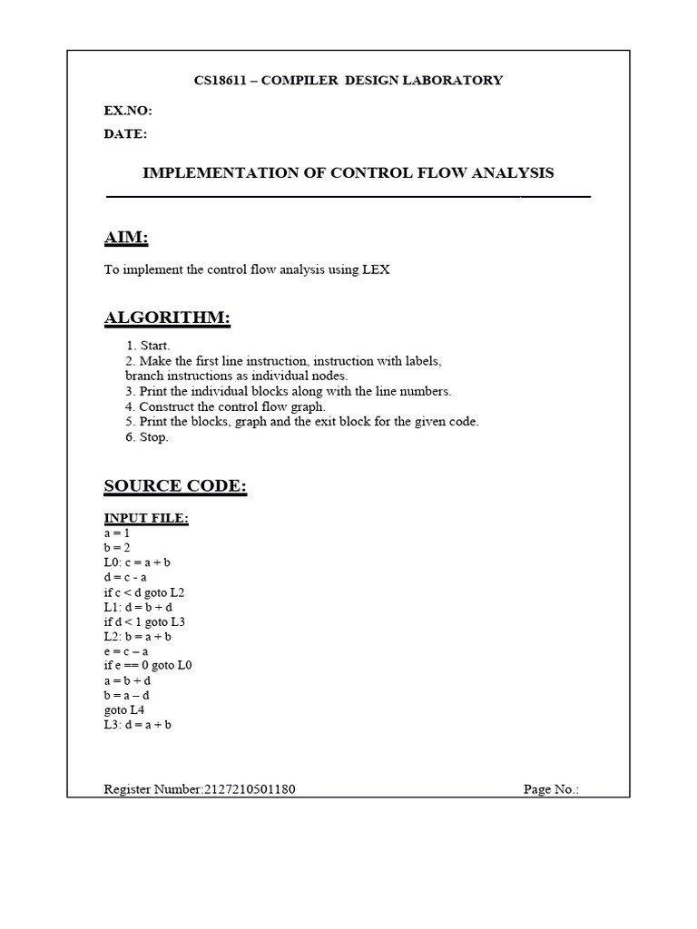 Ex No 11 | PDF | Computer Science | Theoretical Computer Science