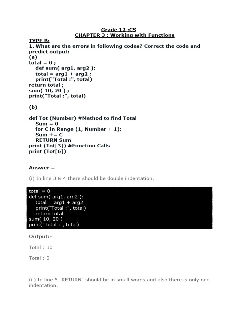 Function Type B Cs | PDF | Parameter (Computer Programming) | Computer ... Function Type B Cs | PDF | Parameter (Computer Programming) | Computer ...