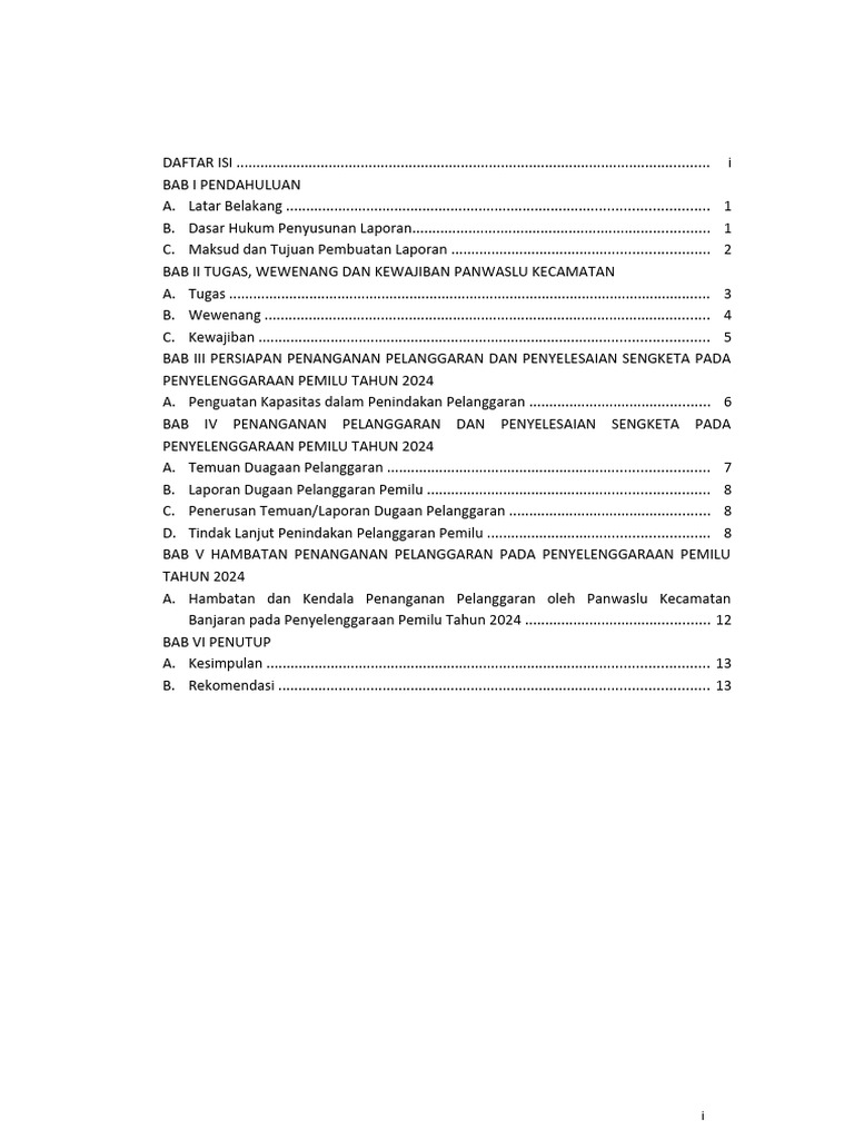 LAPORAN AKHIR Divisi P3S Panwaslu Kecamatan Banjaran | PDF | Pengelolaan Keuangan & Uang | Ilmu ...