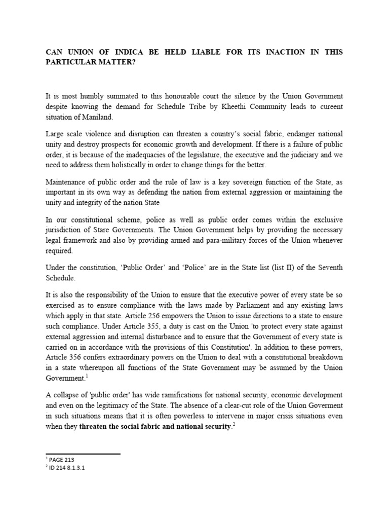 can-union-of-indica-be-held-liable-for-its-inaction-in-this-particular