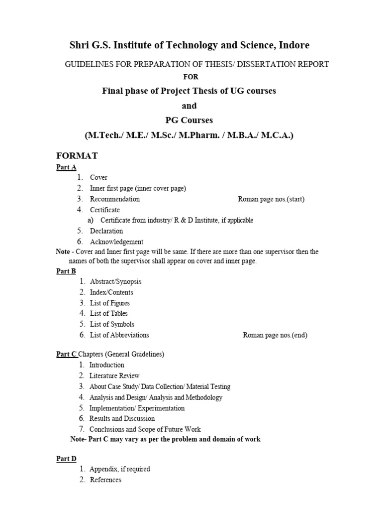 Thesis Format Aug 2023 | PDF | Thesis | Paragraph