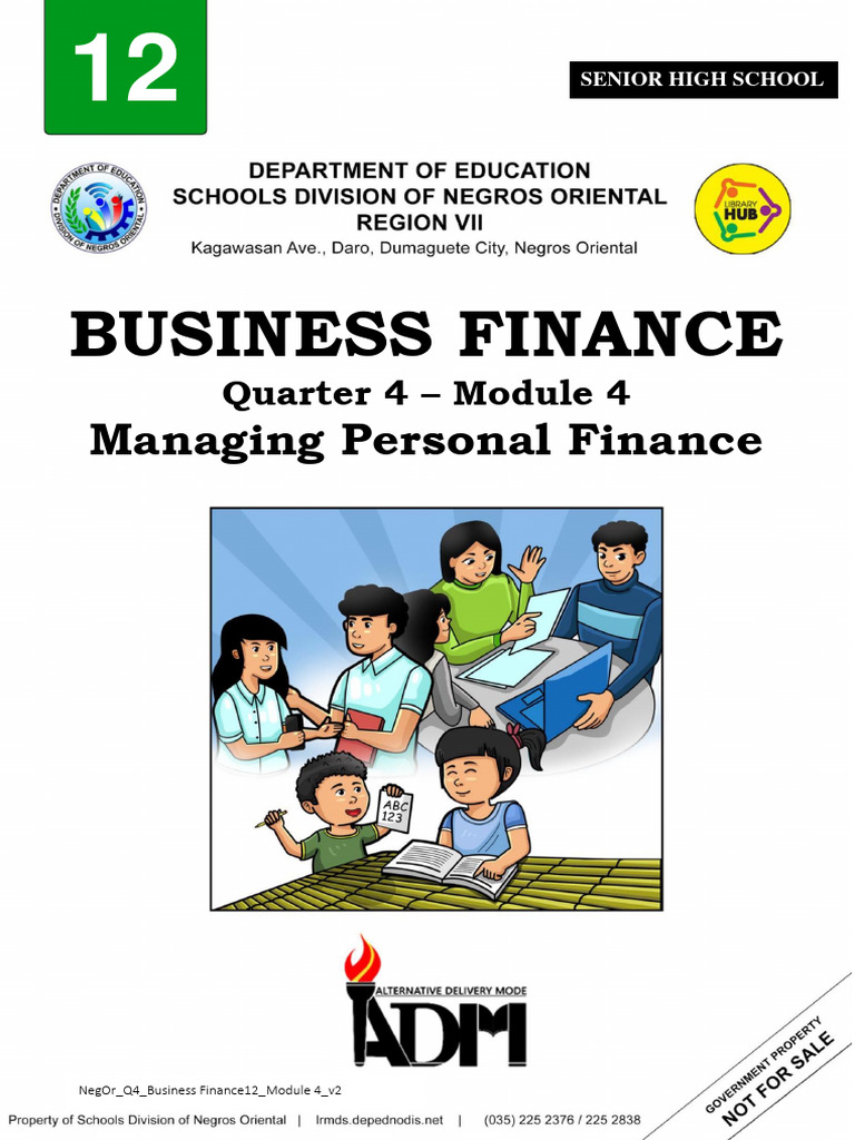 Business Finance Q4 Module 4 | PDF | Debt | Banks
