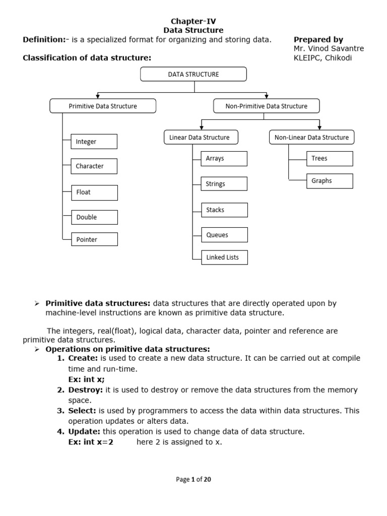 4 Data Structure | PDF | Pointer (Computer Programming) | Data Structure 4 Data Structure | PDF | Pointer (Computer Programming) | Data Structure