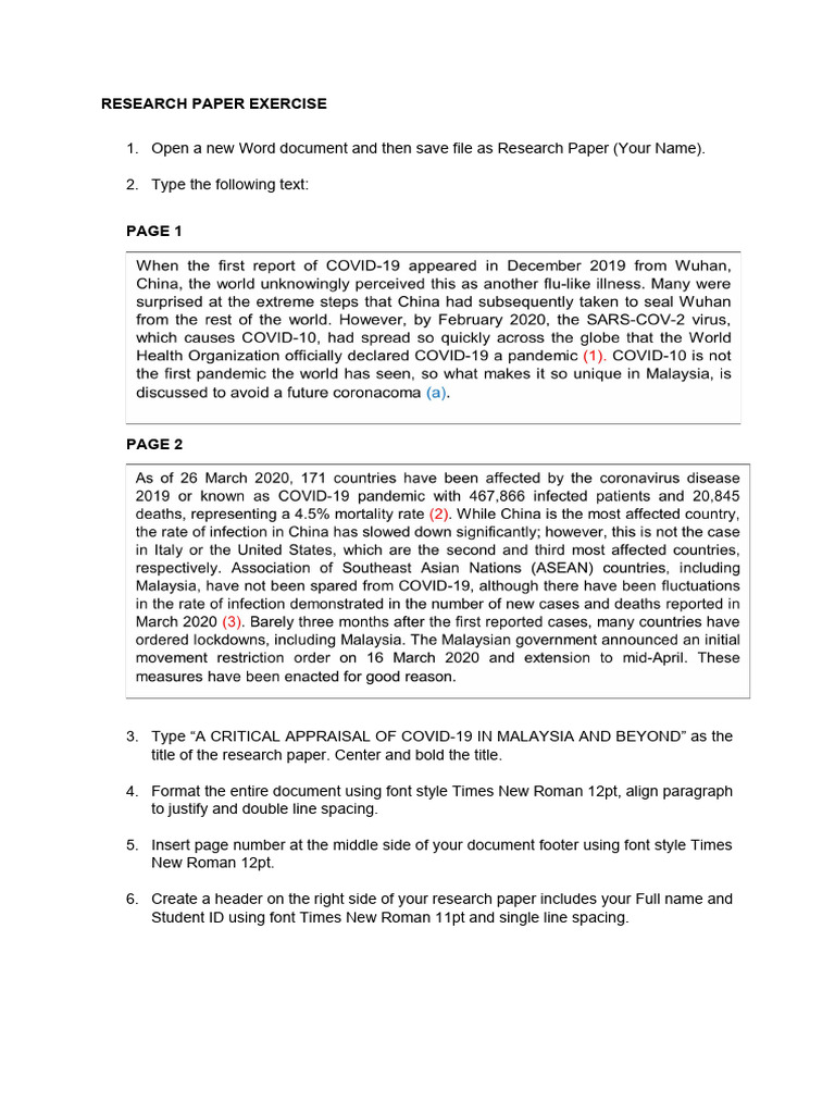Research Paper (Direction) | Download Free PDF | Academic Publishing ...